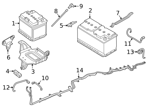Battery for 2021 BMW 430i xDrive | BMWPartsHub