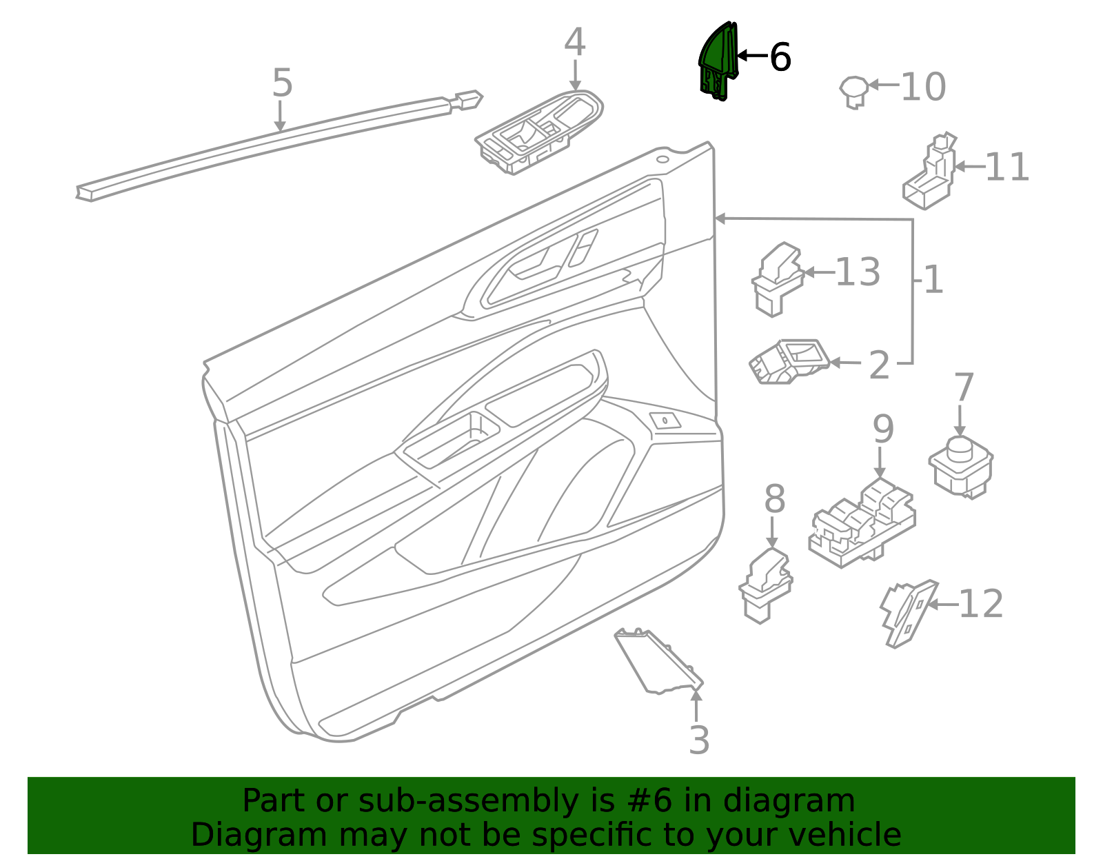 2022-2025 Volkswagen Taos Corner Trim 2GJ-837-973-82V | QuirkParts