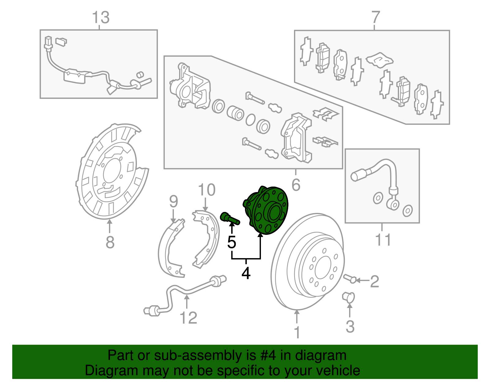 42200-TGS-A01 - Hub & Bearing 2016-2025 Honda | Honda Parts Online