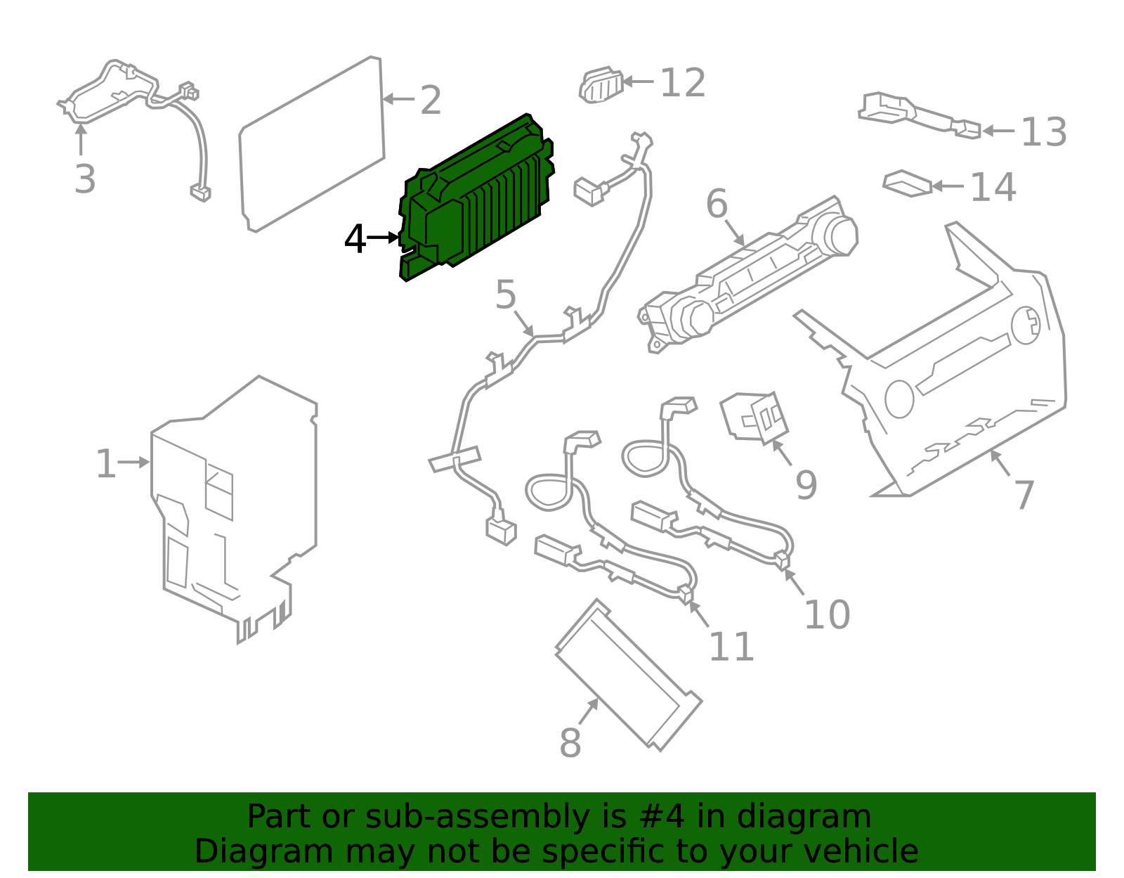 5U5Z-14G371-CKF - 2020-2024 Ford - Control Module | My Ford Parts