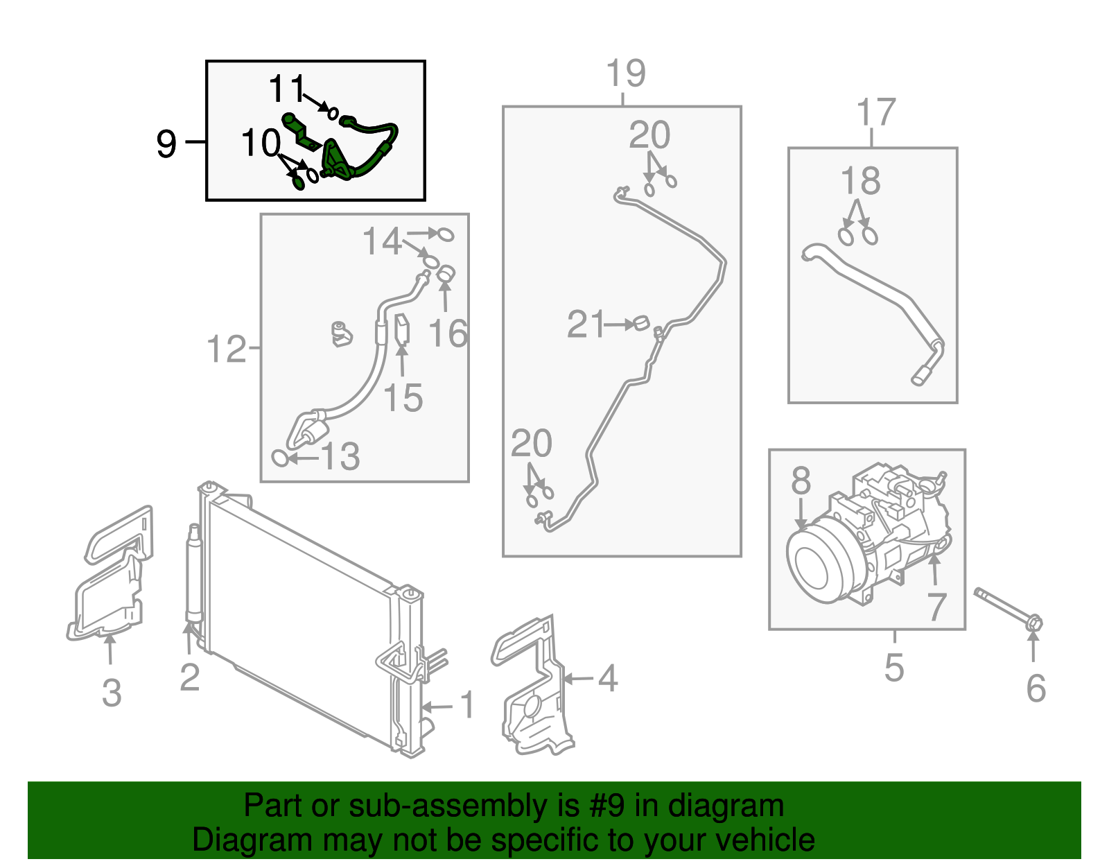 2009-2020 Nissan 370Z Discharge Hose 92490-6GK0A | Scott Evans Nissan Parts