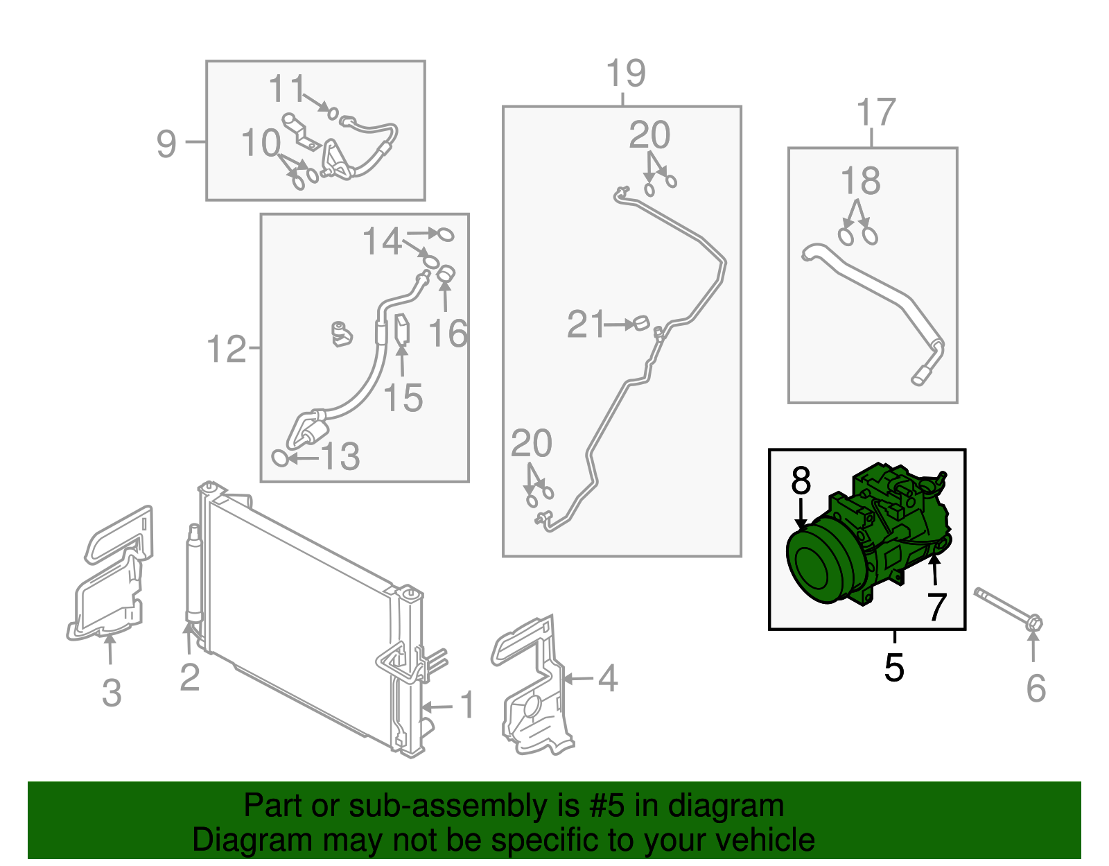 2009-2020 Nissan 370Z Compressor Assembly 92600-6GK0A | Nissan RVA