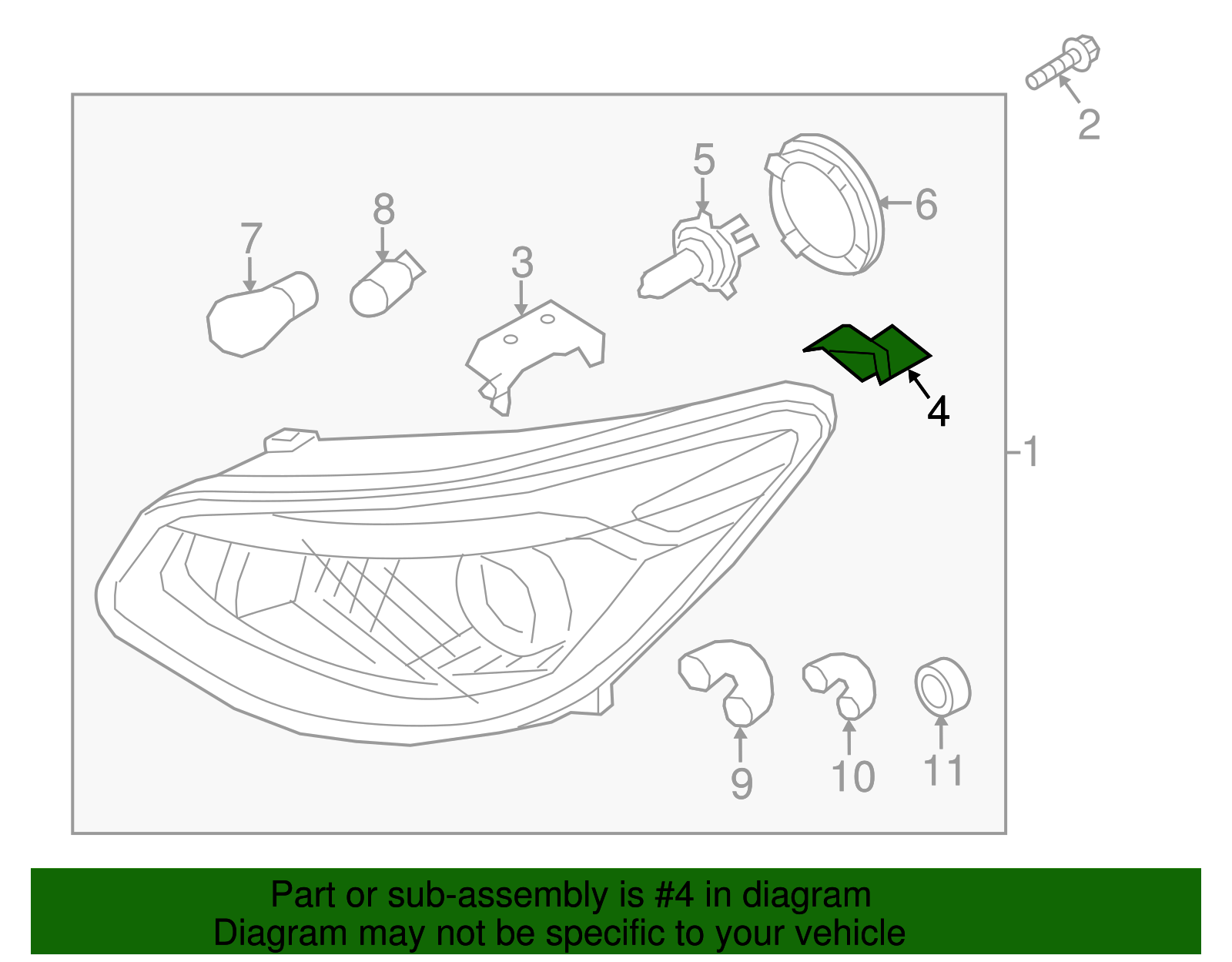 92141-B2000 - Outer Bracket 2014-2019 Kia | Kia.Parts Store