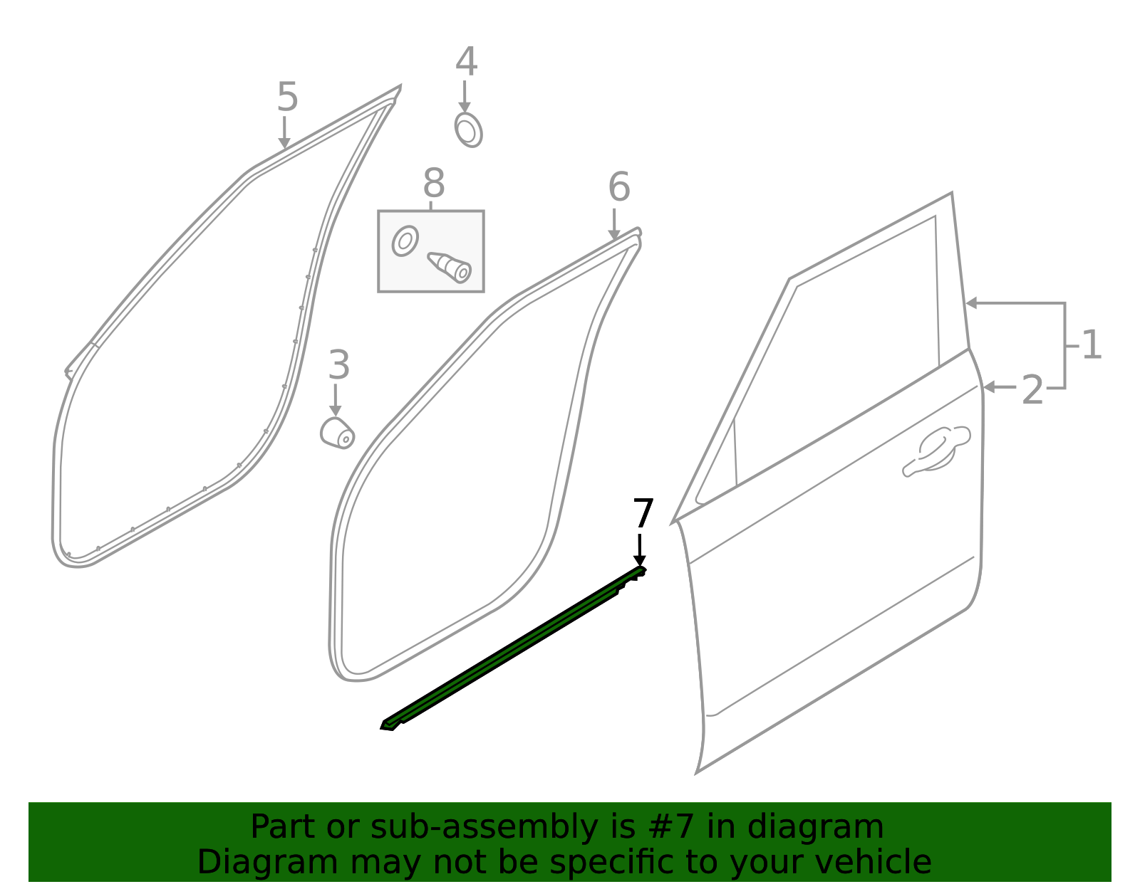 82220-B2000 - Belt Molding 2014-2019 Kia | Kia.Parts Store
