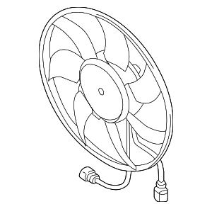 2015-2024 Volkswagen Golf R Fan & Motor 5Q0-959-455-BJ | VW Direct Auto ...