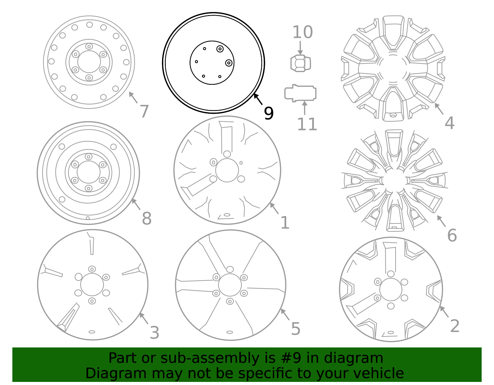 Genuine Toyota Wheel Steel 16 Inch part# 42601-AD041 for 2005-2023 ...