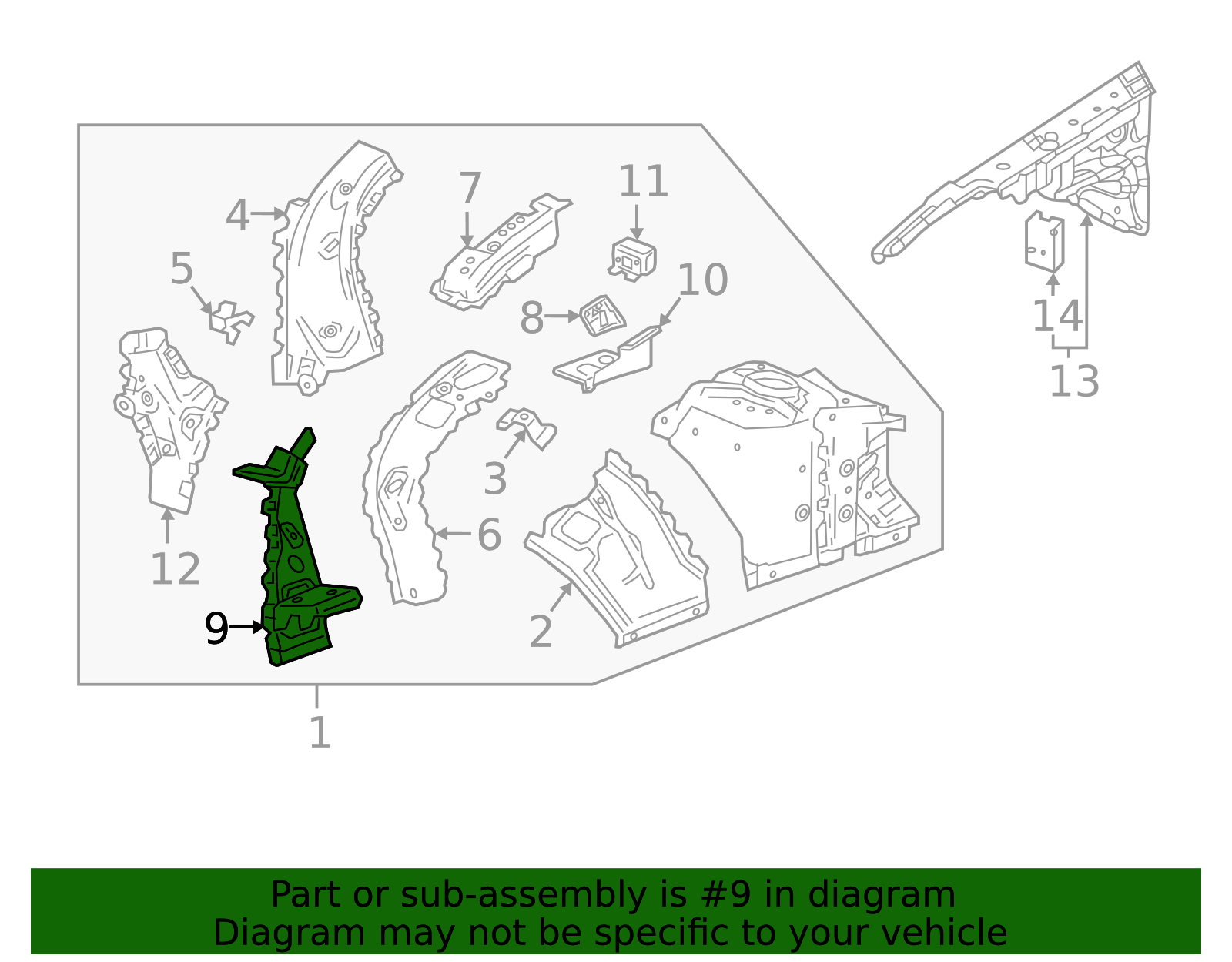 2019-2025 Cadillac XT4 Extension Panel 42820673 | Capital Chevy Parts