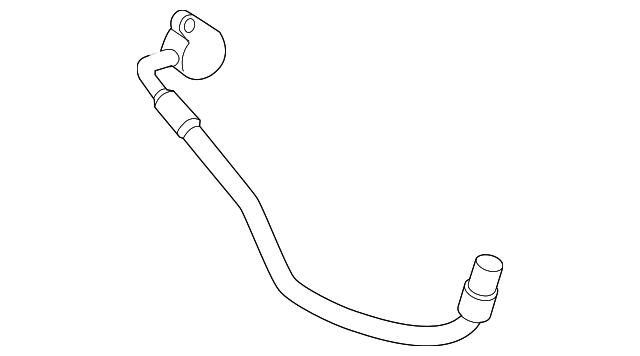 4H0-260-707-AH - AC Hoses 2013-2016 Audi A8 Quattro | Audi OEM Parts Guy