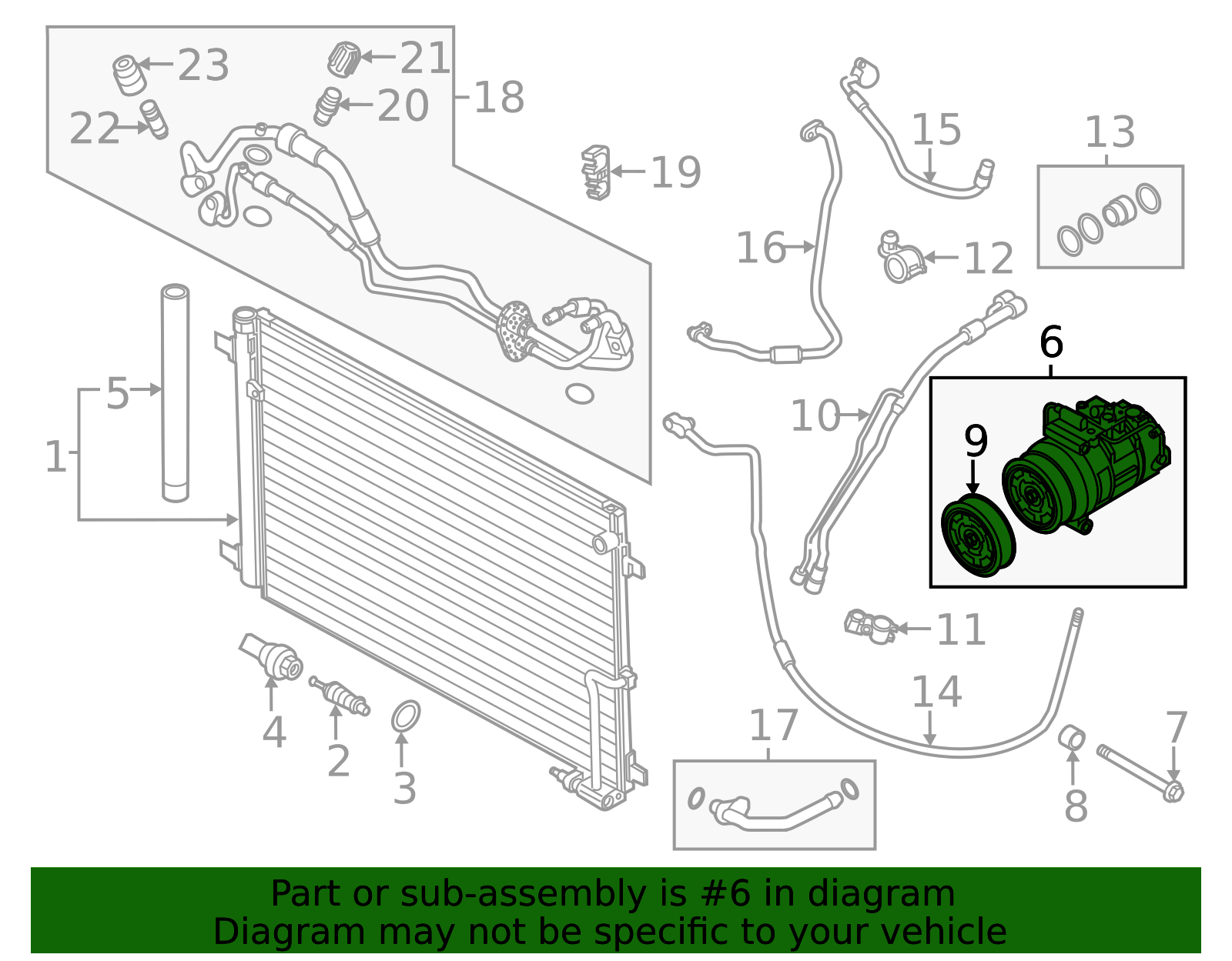 4H0-260-805 - Compressor 2013-2018 Audi A8 Quattro | Audi OEM Parts