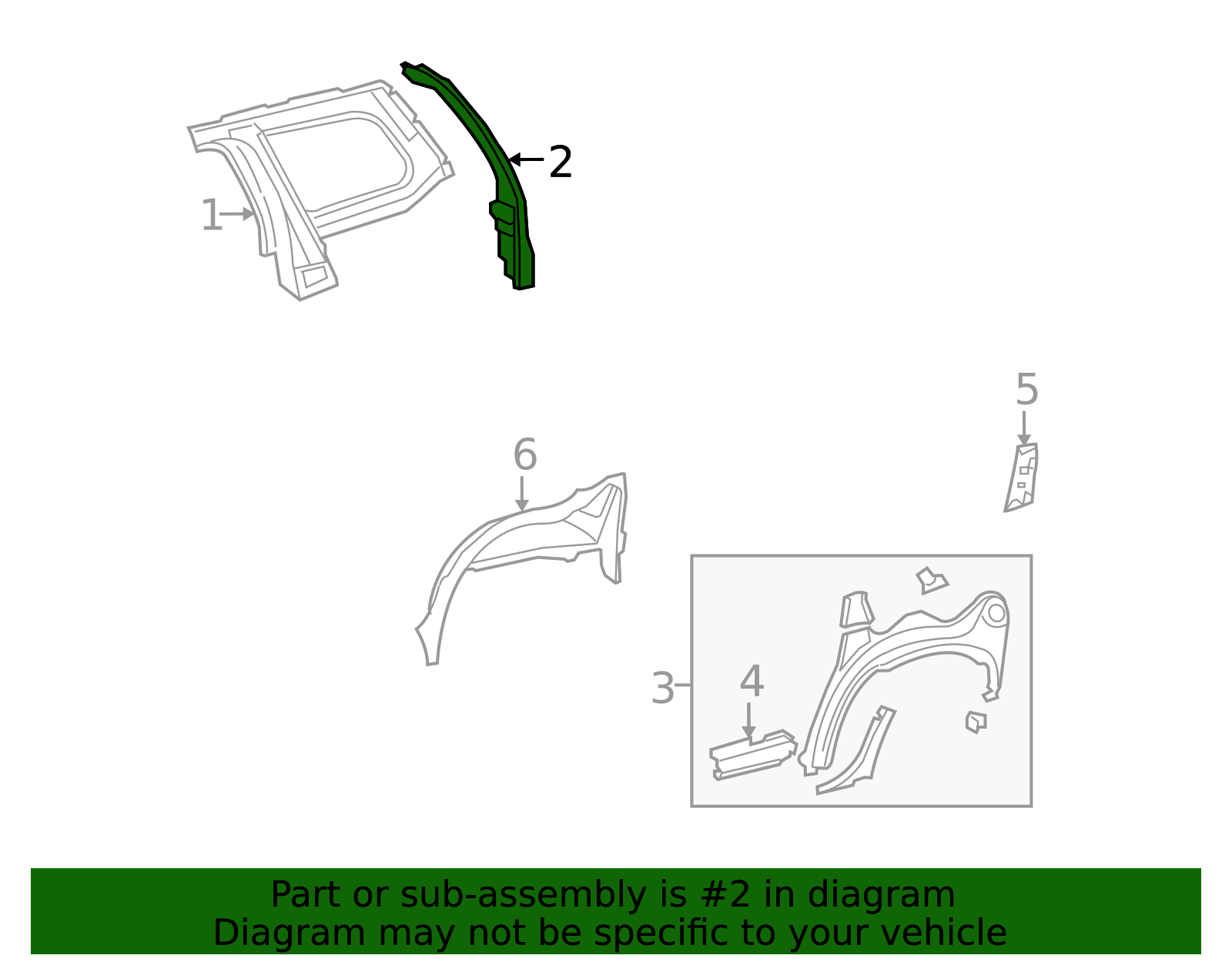 61036-0C902 - High-Quality Body D-Pillar Reinforcement for 2008-2022 ...