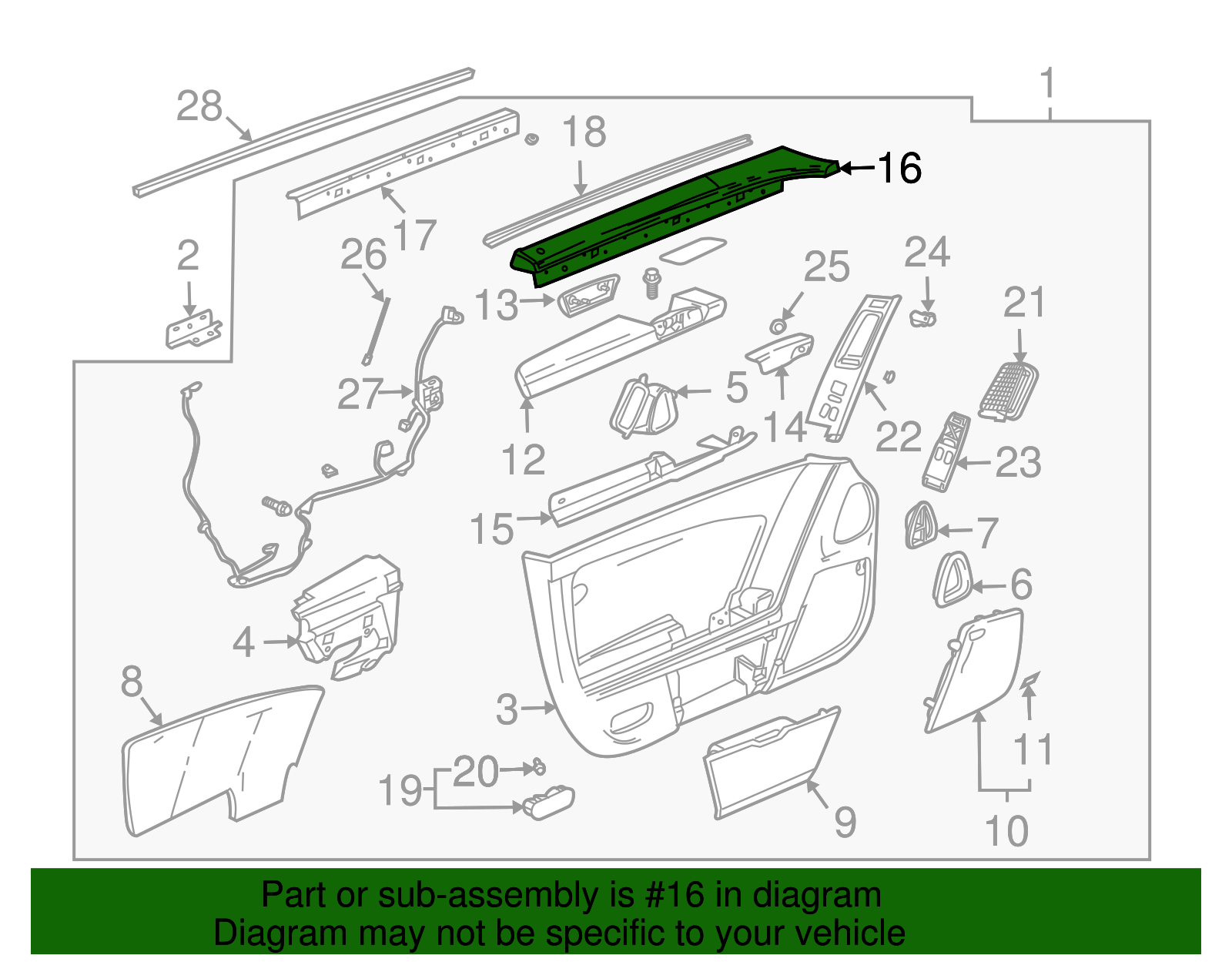 15846694 - Upper Trim | Partners Chevy