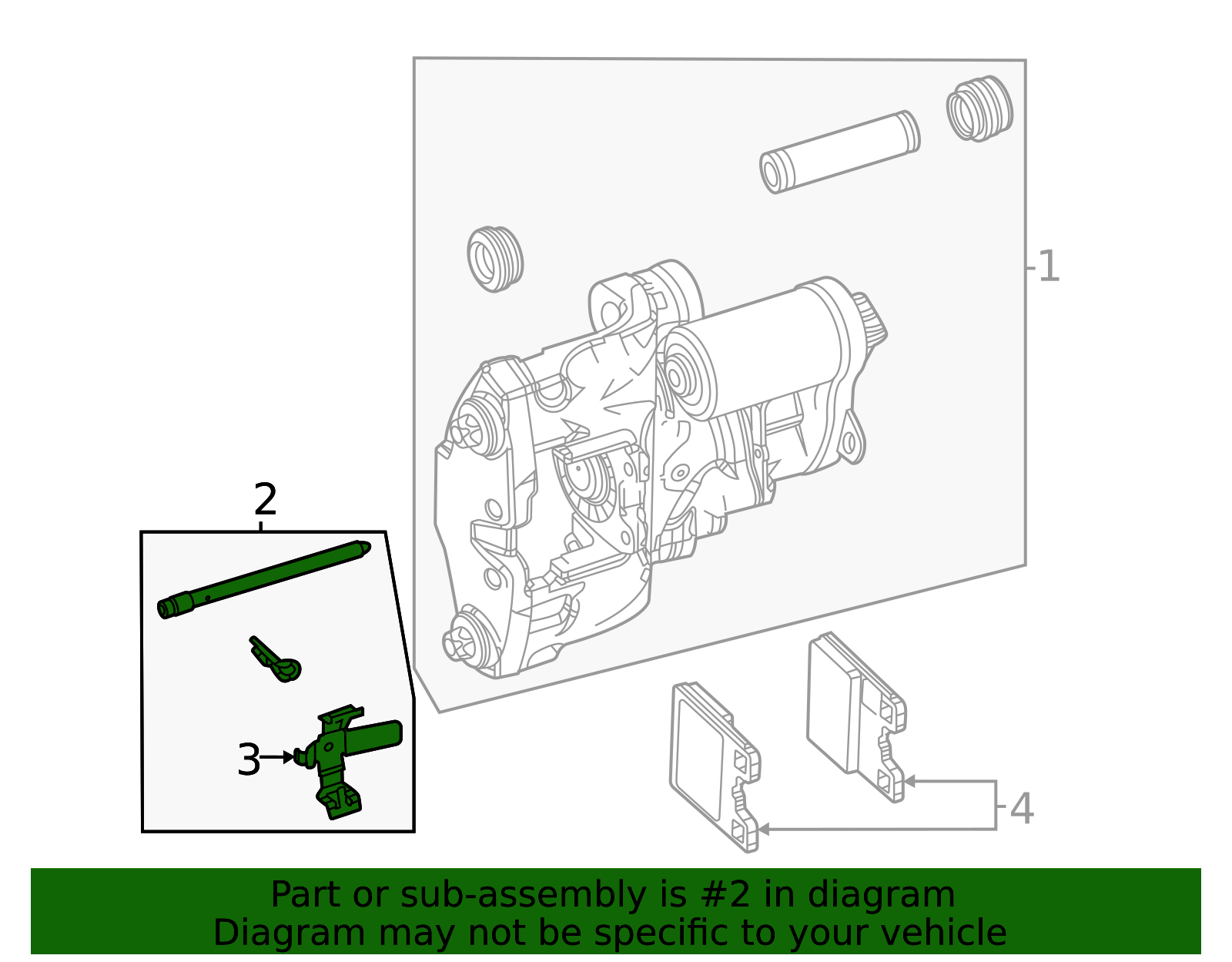 2020-2025 GM Parking Brake Pin Lock 13553891 | TascaParts.com