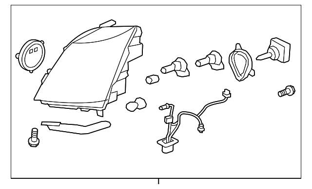 2011-2015 Cadillac CTS Headlamp Assembly 19433123 | Capital Chevy Parts