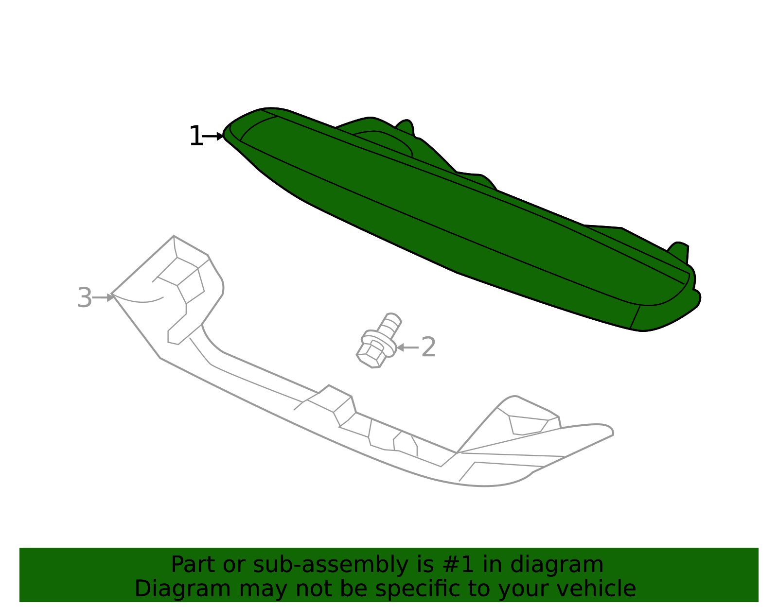 34270-TGG-A01 - 2017-2021 Honda Civic - Light Assembly High Mount Stop ...
