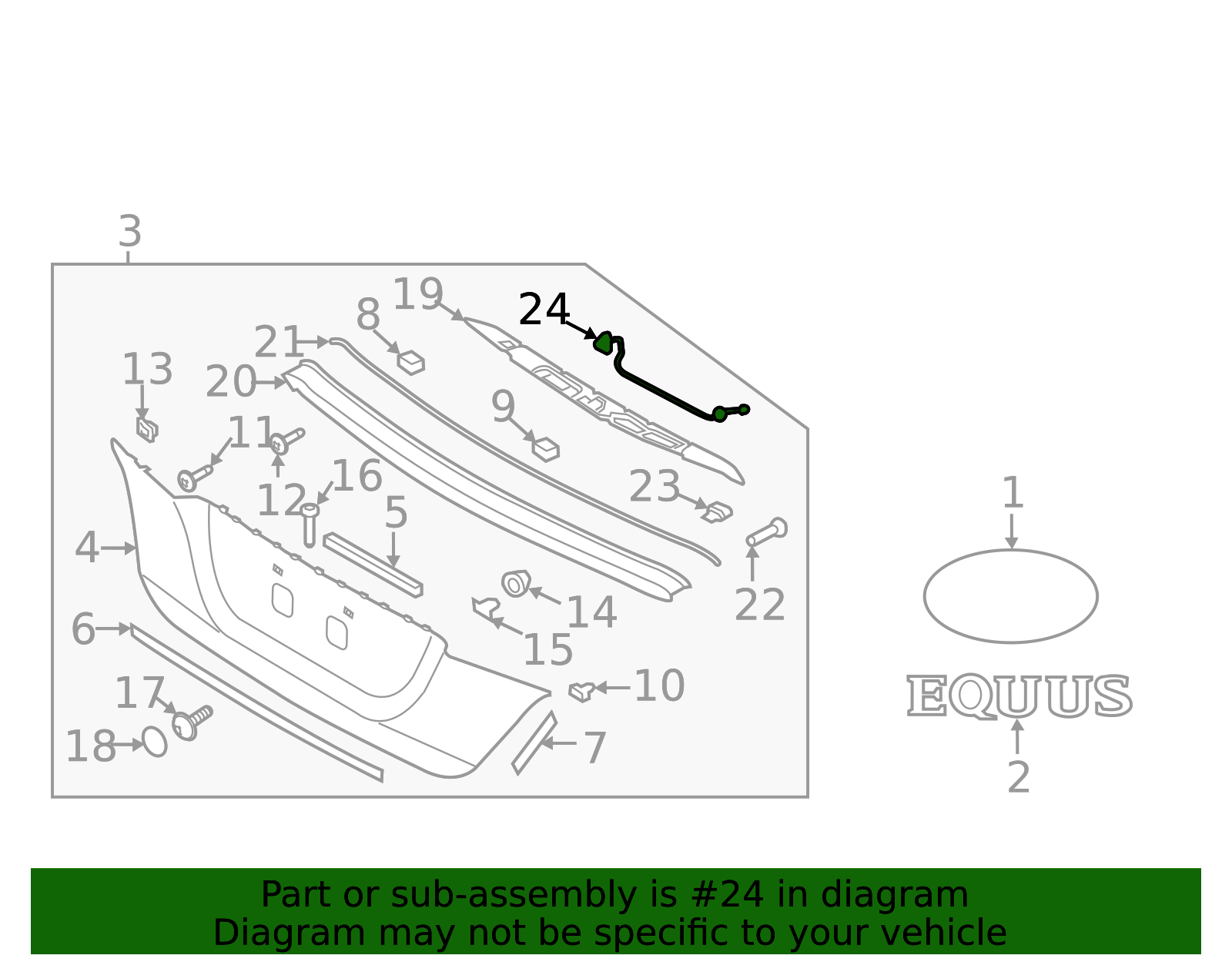 95760-3N010 - Rear Camera 2011-2013 Hyundai Equus | Hyundai Wholesale Parts