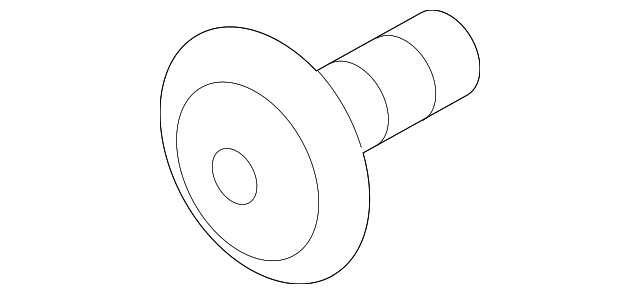 9A7-007-517-00 - Bumper Cover Support Rail Screw 1997-2025 Porsche ...