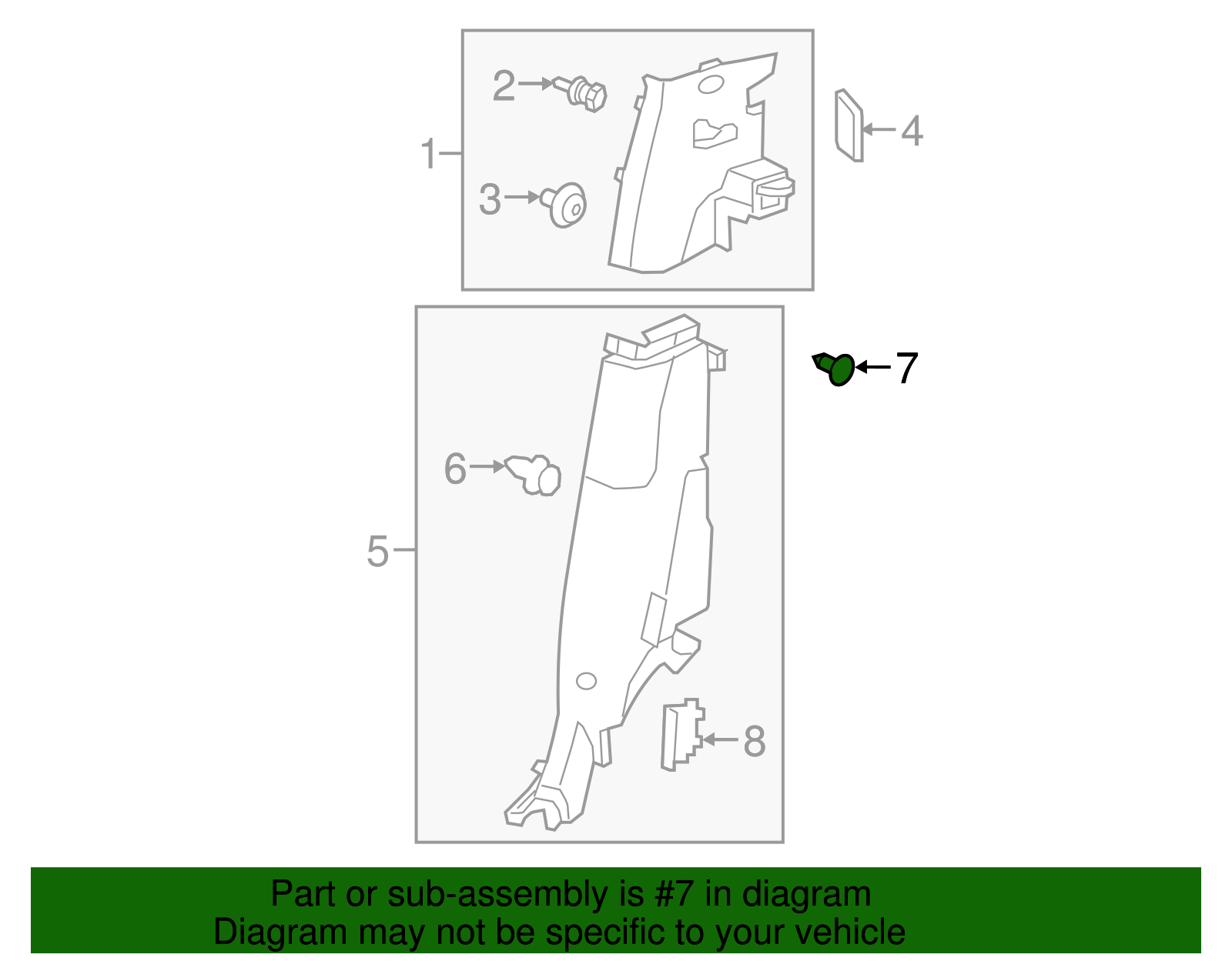 90667-S0D-003ZH - Trunk Side Trim Clip 2000-2025 Honda | Honda Acura Online