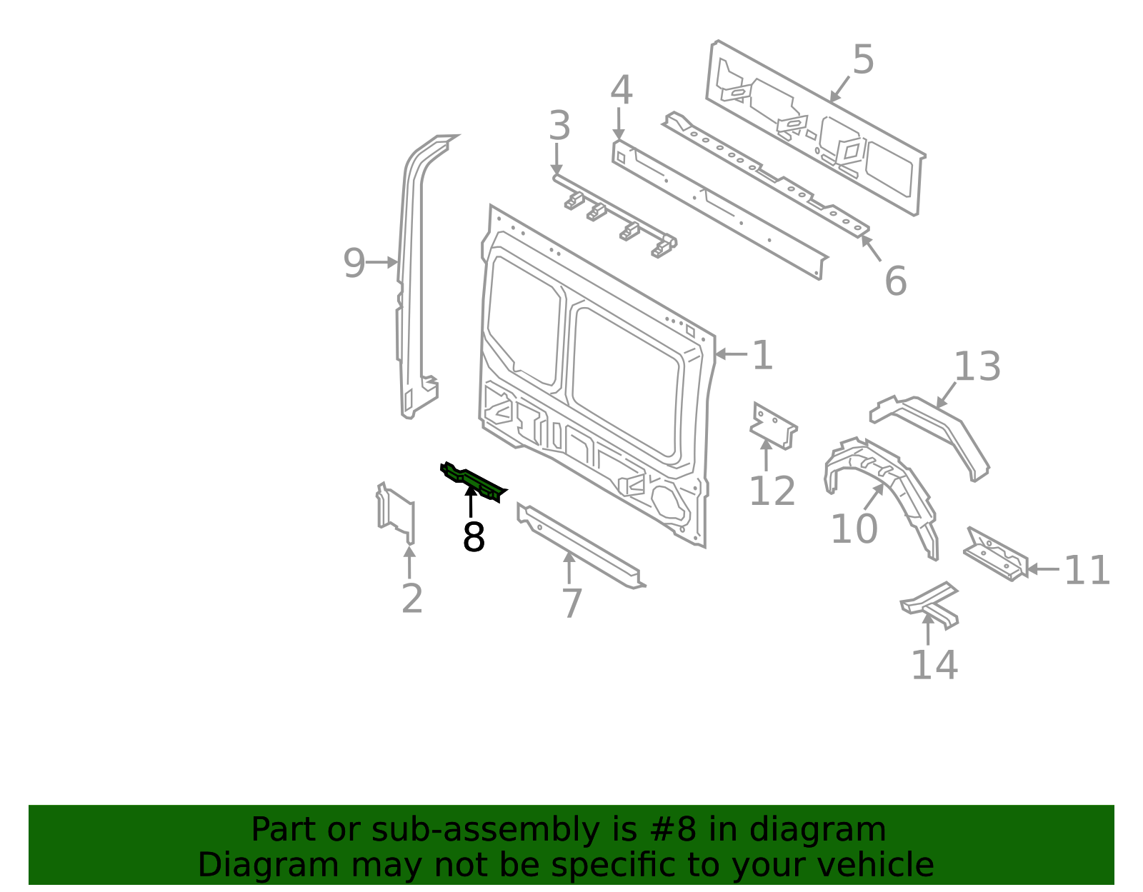 2020-2025 Ford Center Reinforced Extension LK4Z-6128408-B | Awesome ...