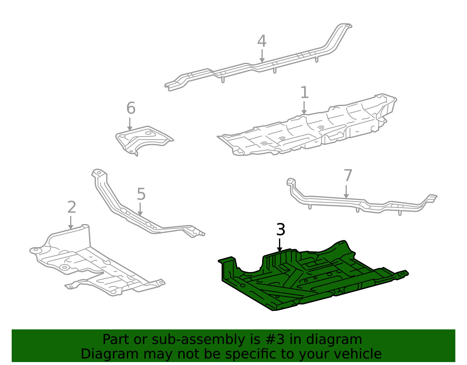 Floor Pan Splash Shield 58167-48050 | AutoNationParts.com