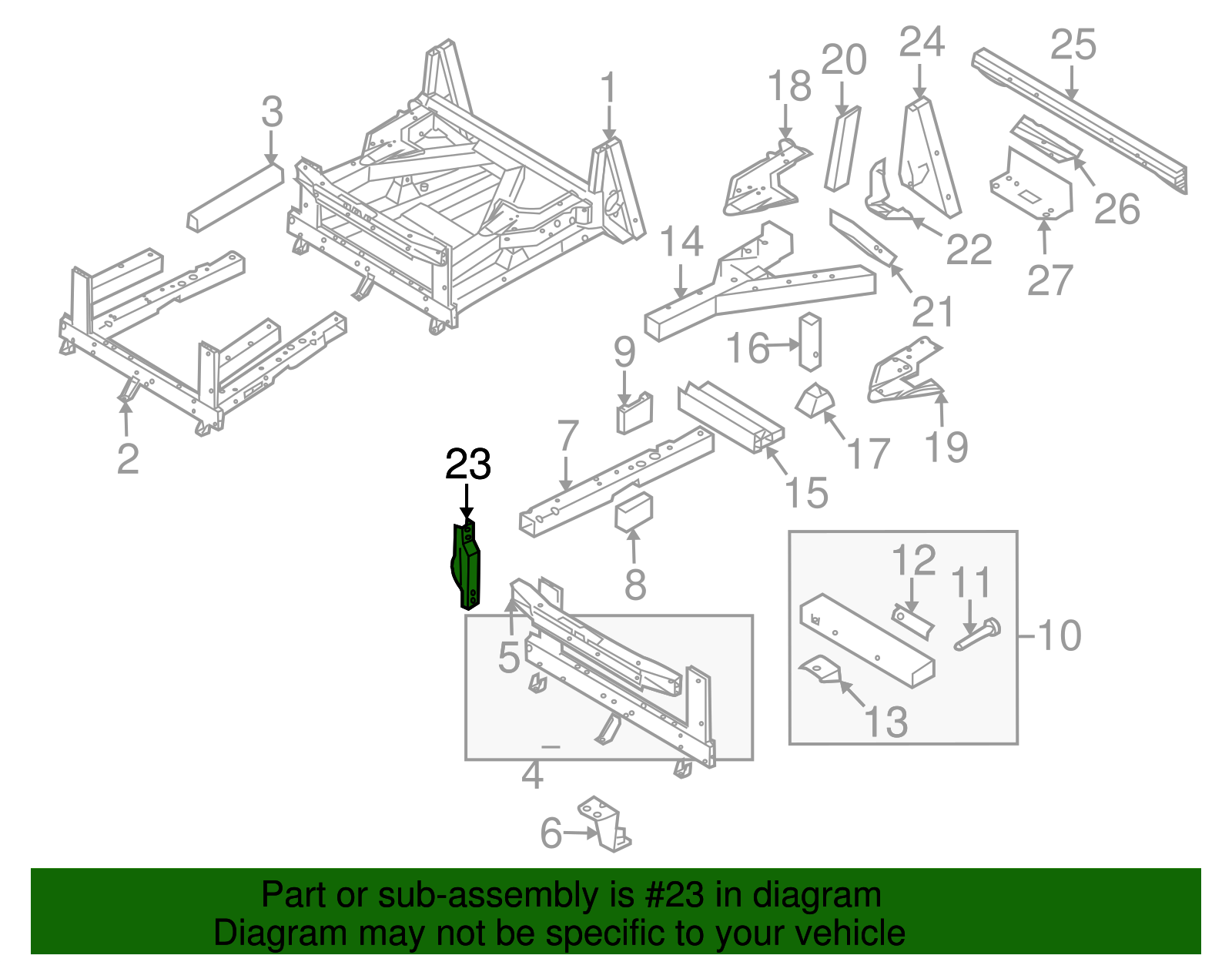 420-806-592-A - Radiator Support 2008-2015 Audi R8 | Audi OEM Parts