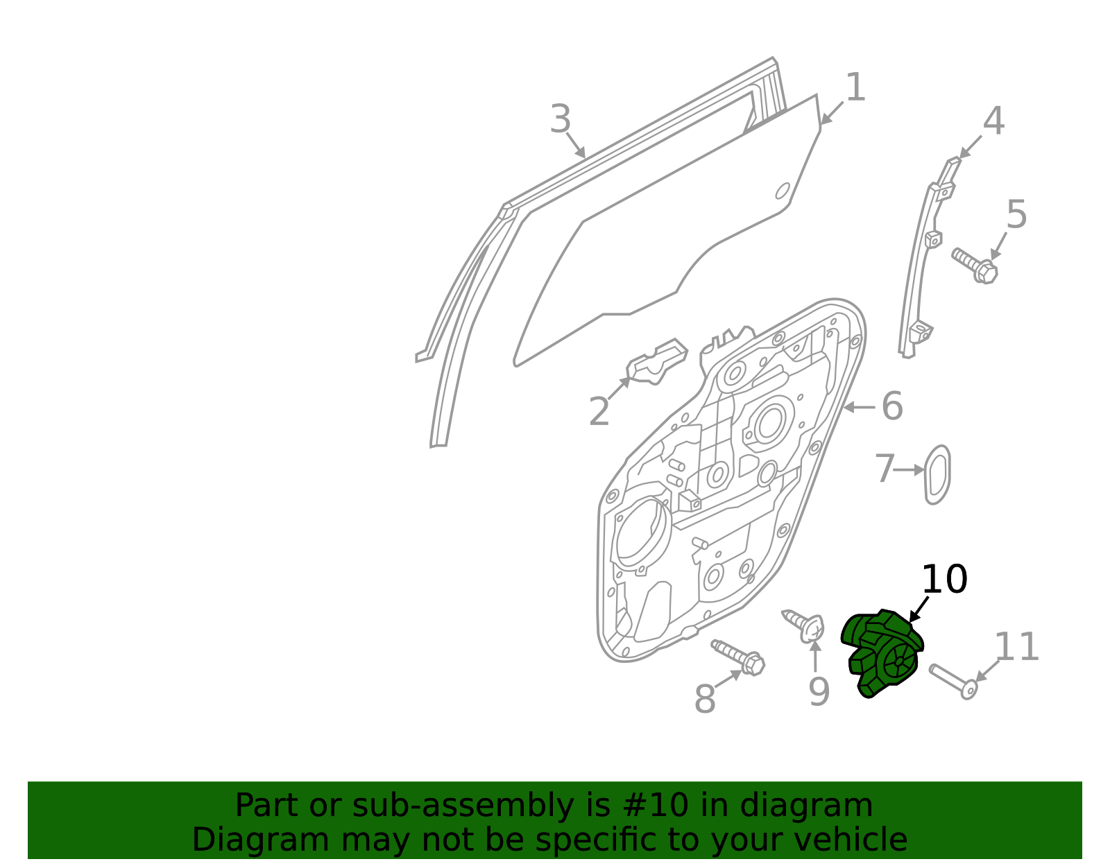 83450-P2000 - Window Motor 2021-2025 Kia Sorento | Kia.Parts Store