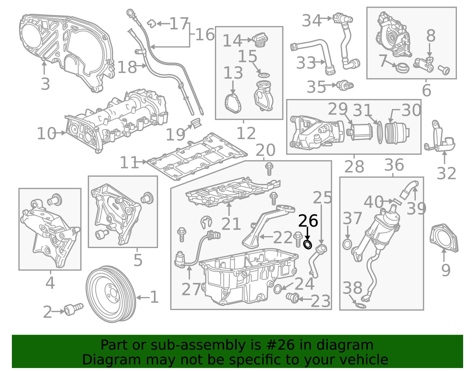 2014-2015 Chevrolet Cruze Positive Crankcase Ventilation (PCV) Tube ...
