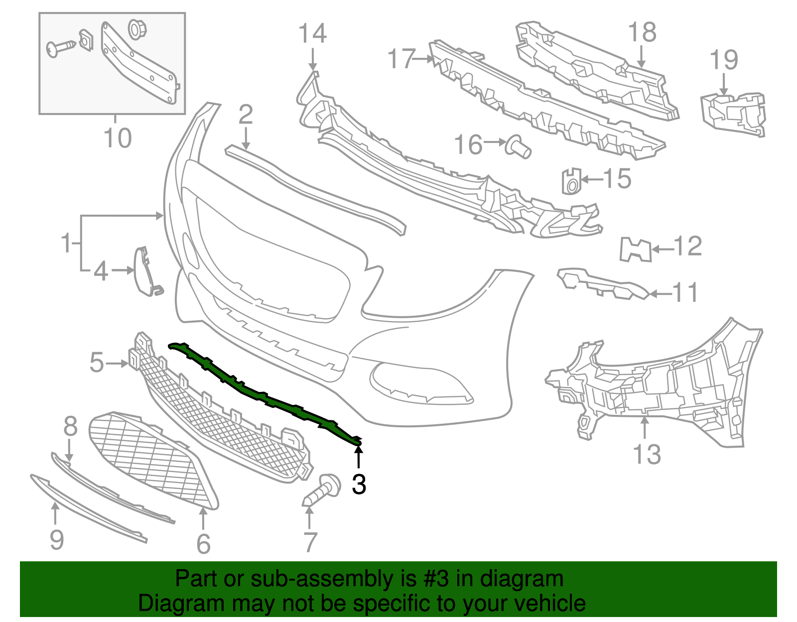 205-885-01-23 - Lower Cover 2015-2018 Mercedes-Benz | Mercedes-Benz ...