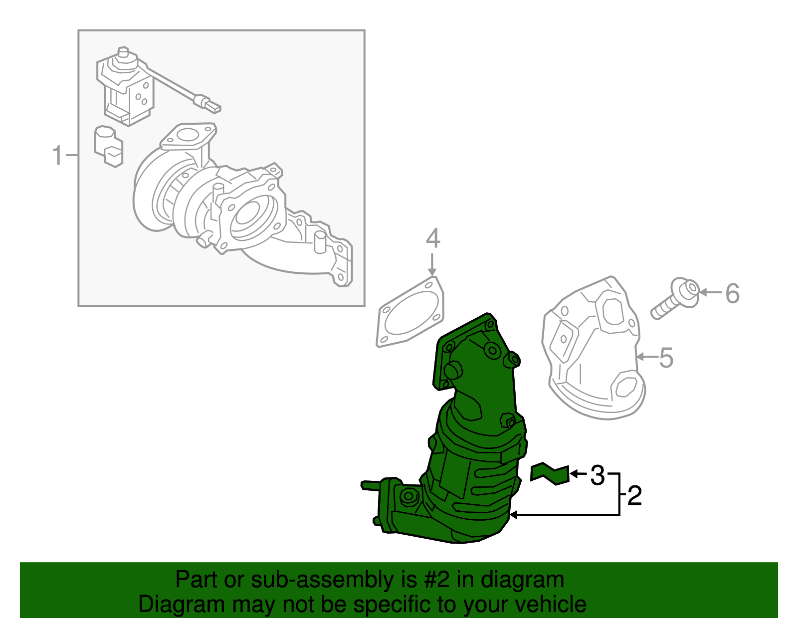 2016-2018 Kia Sorento Catalytic Converter 28510-2G515 | OEM Parts Online