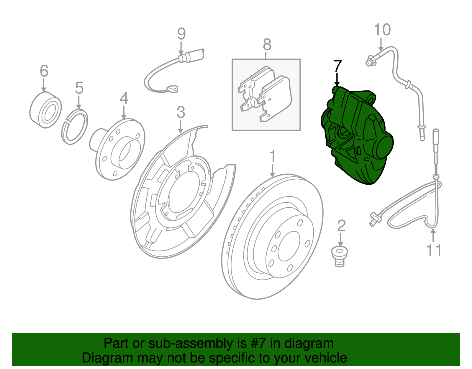 34-21-6-799-461 - Caliper 2012-2021 BMW | BMWPartsDirect.com