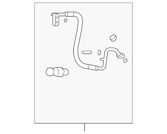 19356341 - Air Conditioning Compressor and Condenser Hose Assembly 2007 ...