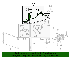 Air Conditioning Refrigerant Liquid Hose 22875372 | OEM Parts Online