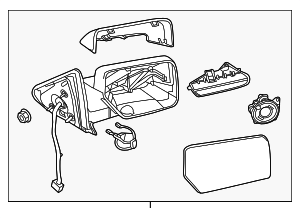2016-2017 Lincoln Navigator | Mirror | GL7Z-17683-AA | Walls' Ford Parts