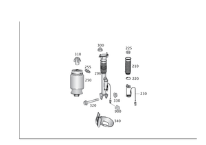 166-320-20-30 - Shock Absorber 2007-2019 Mercedes-Benz | Mercedes-Benz ...