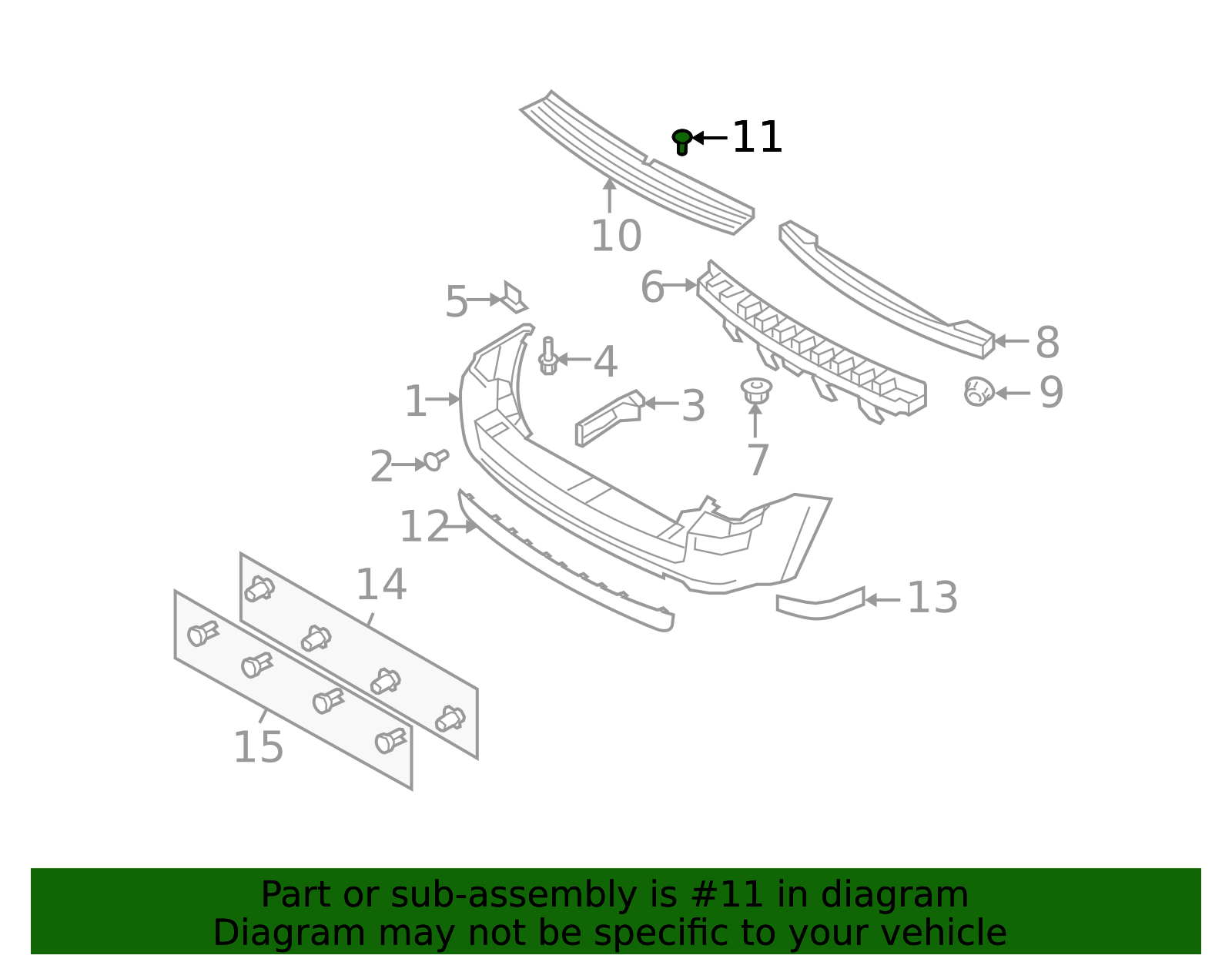 W706607-S901 - *2005-2012 Ford - Bumper Cover Retainer Screw | Ford OEM ...