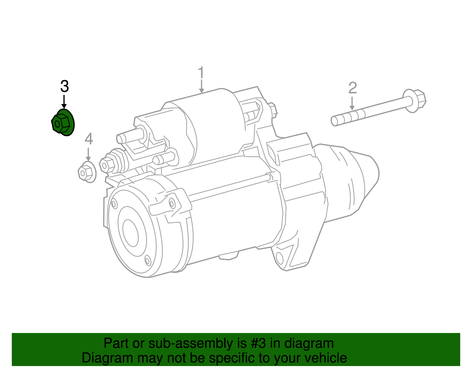 23391-4GD0A - Starter Nut 2017-2018 Infiniti Q60 | Infiniti of Orland Park