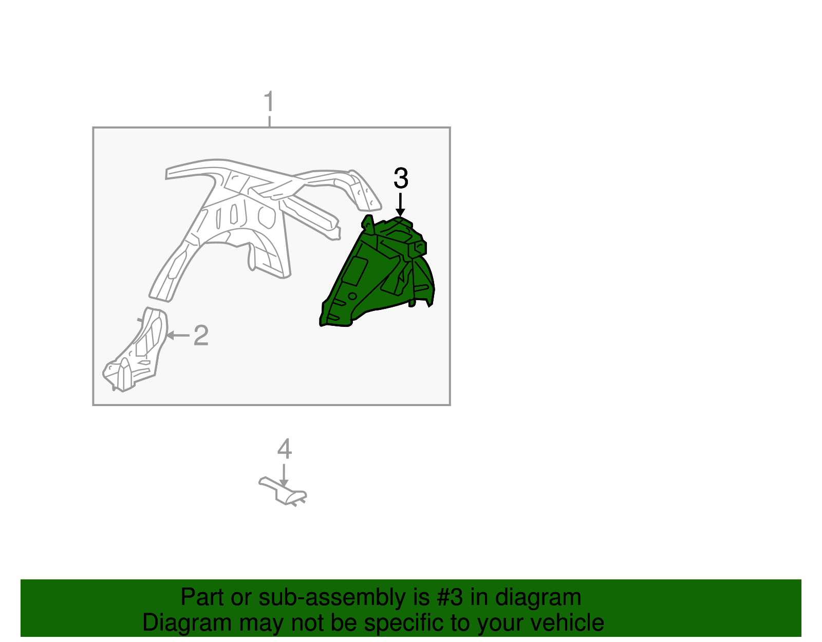 64330-TA5-A00ZZ - Inner Wheelhouse 2008-2012 Honda Accord | Honda Parts Online