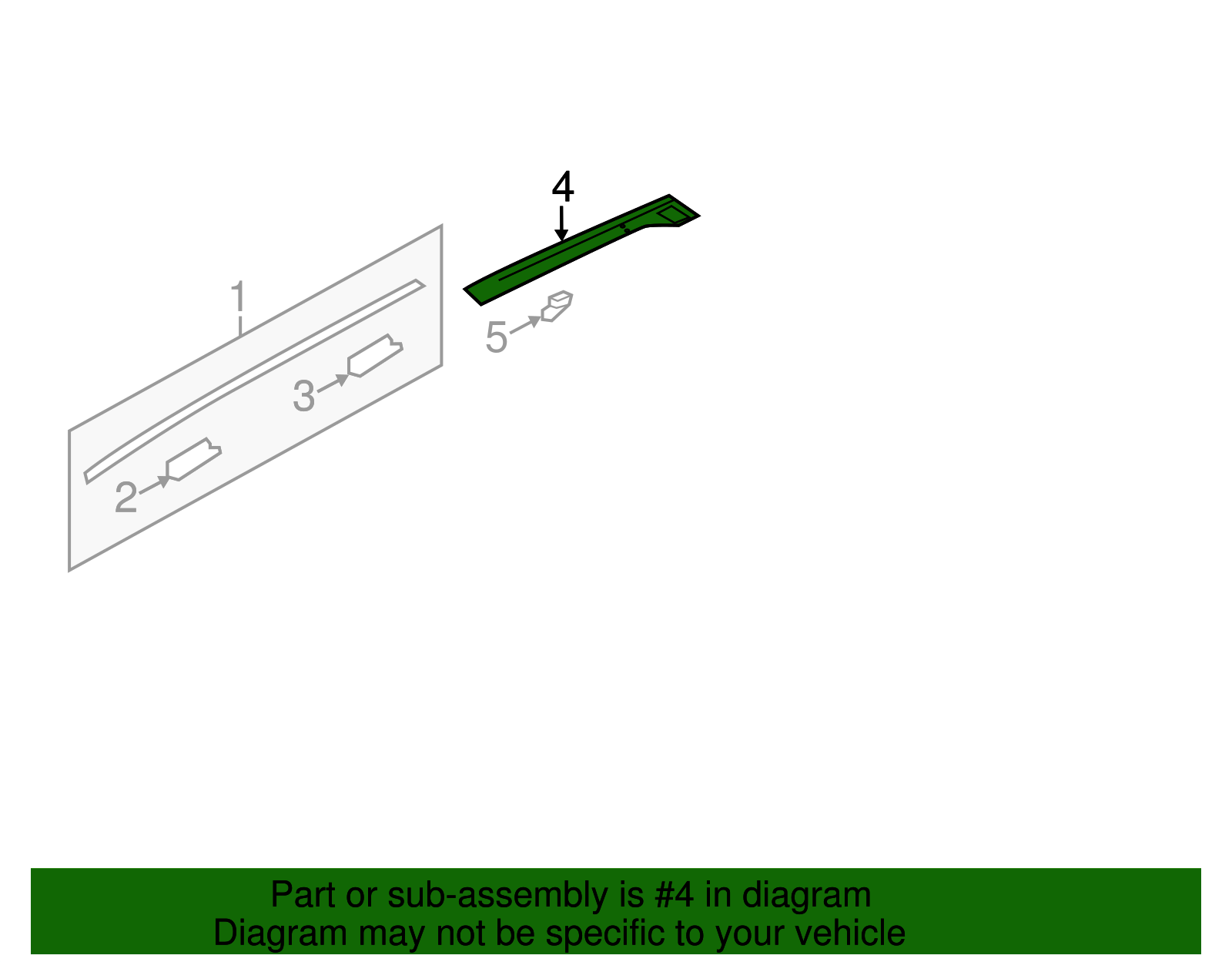 2017-2023 Land Rover Discovery Roof Molding LR112410 | OEM Parts Online