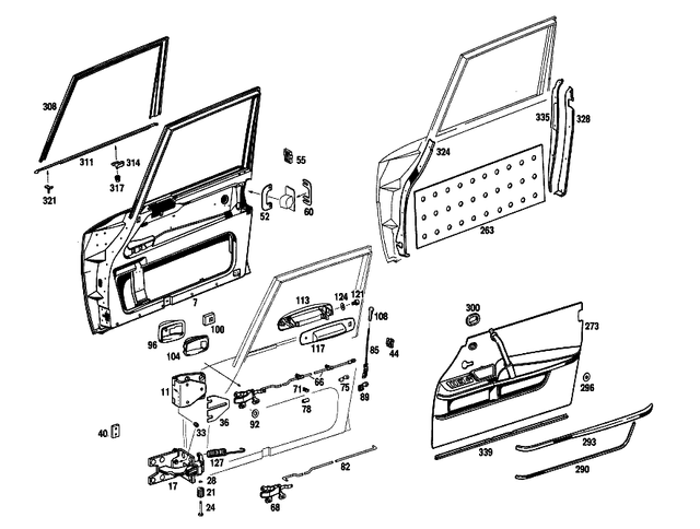 Mercedes-Benz Interior Door Panels & Parts For Sale | Mercedes-Benz USA ...