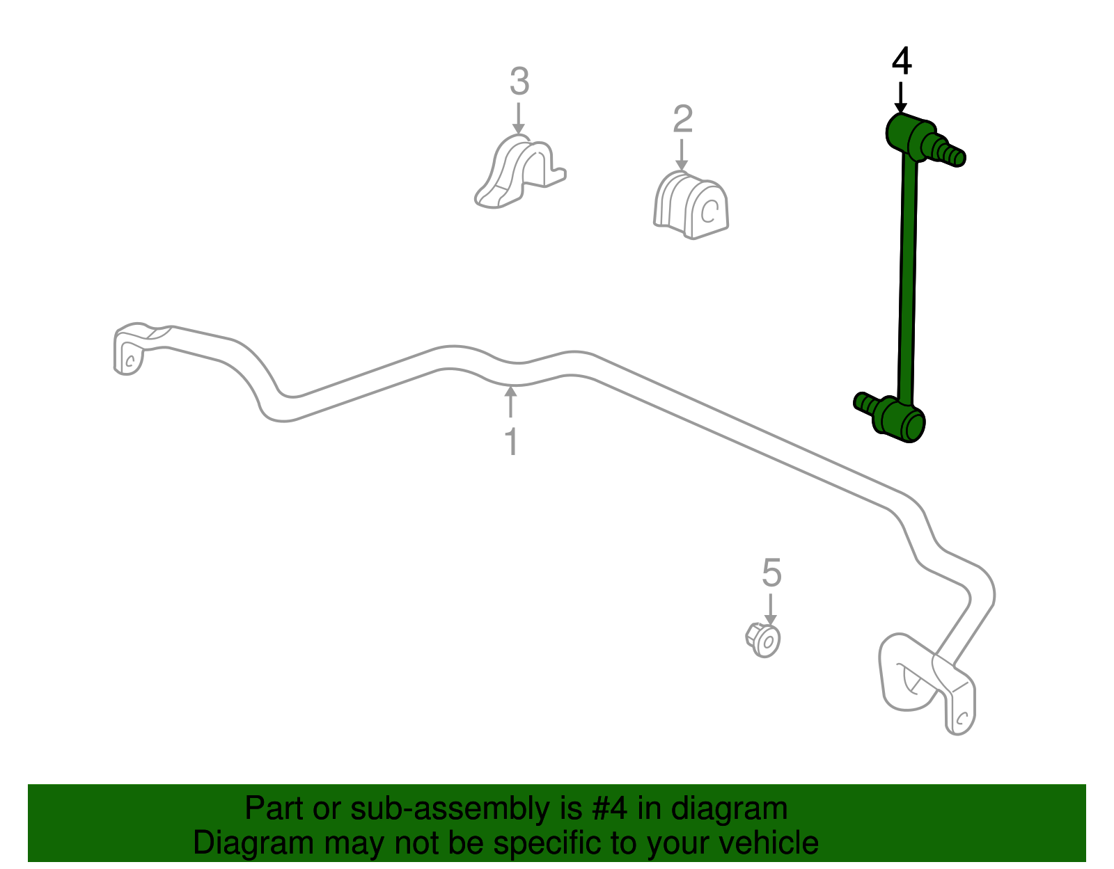 OEM 1999-2005 Honda Stabilizer Link 06513-S0X-A00 | Honda Automotive Parts