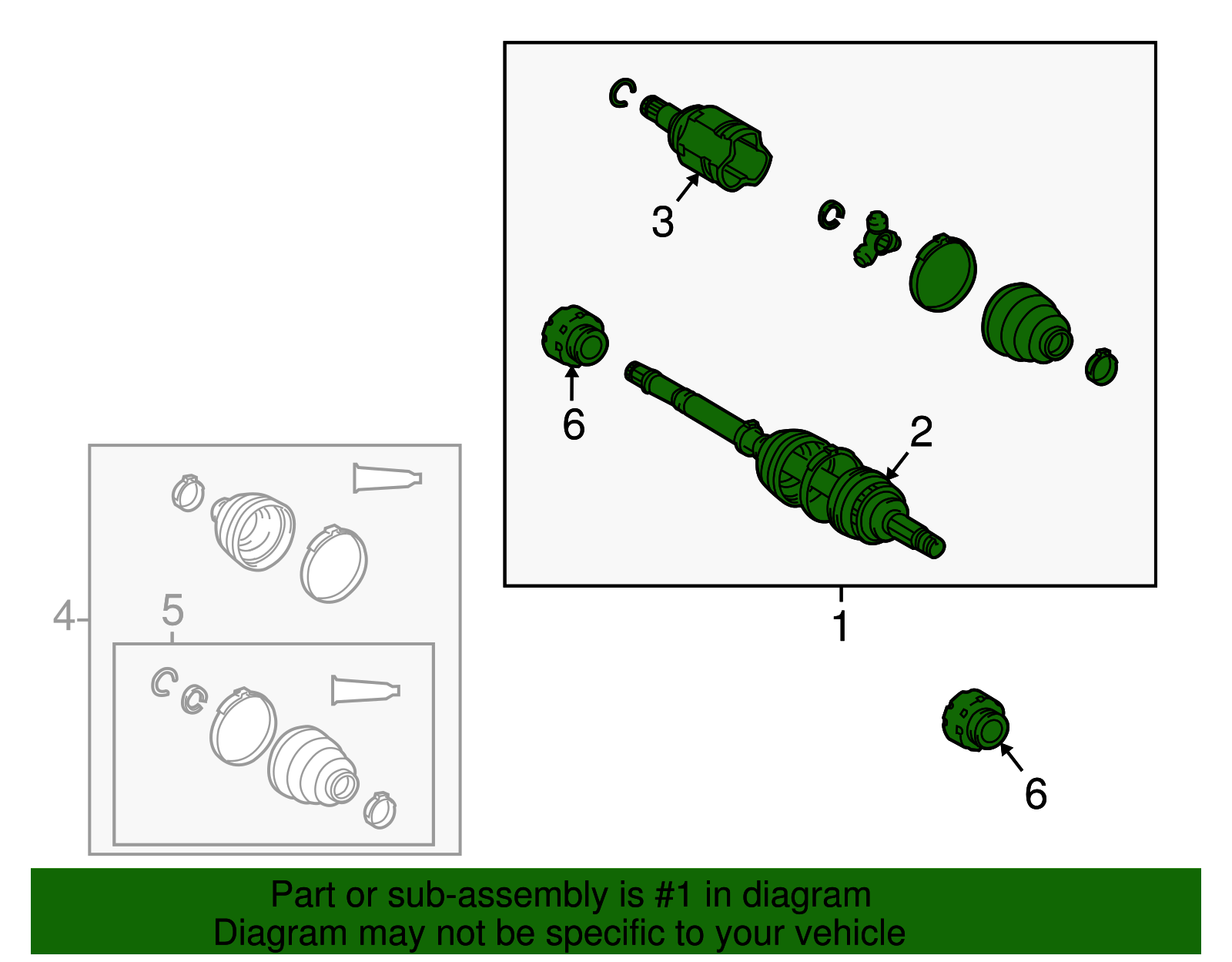 2009-2019 Toyota Axle Assembly 43410-02A03 | OEM Parts Online