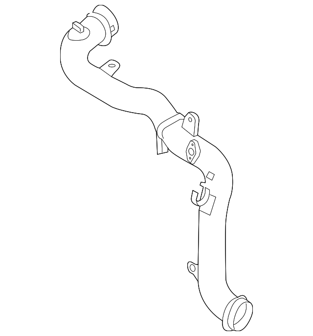 2005-2006 Volkswagen Jetta Inter-Cooler Pipe 3C0-145-828-K | vwpartscenter
