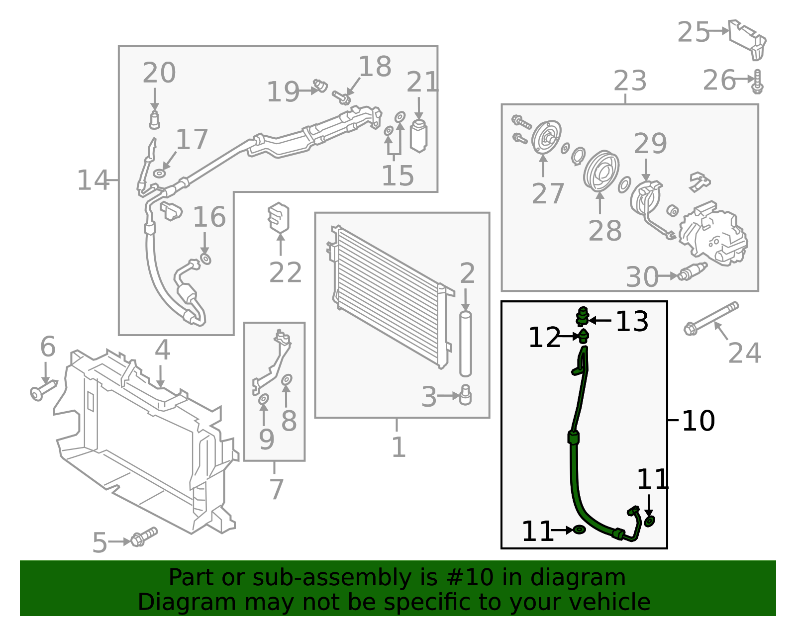 2019-2020 Hyundai Santa Fe Discharge Hose 97762-S2730 | MotorMotor