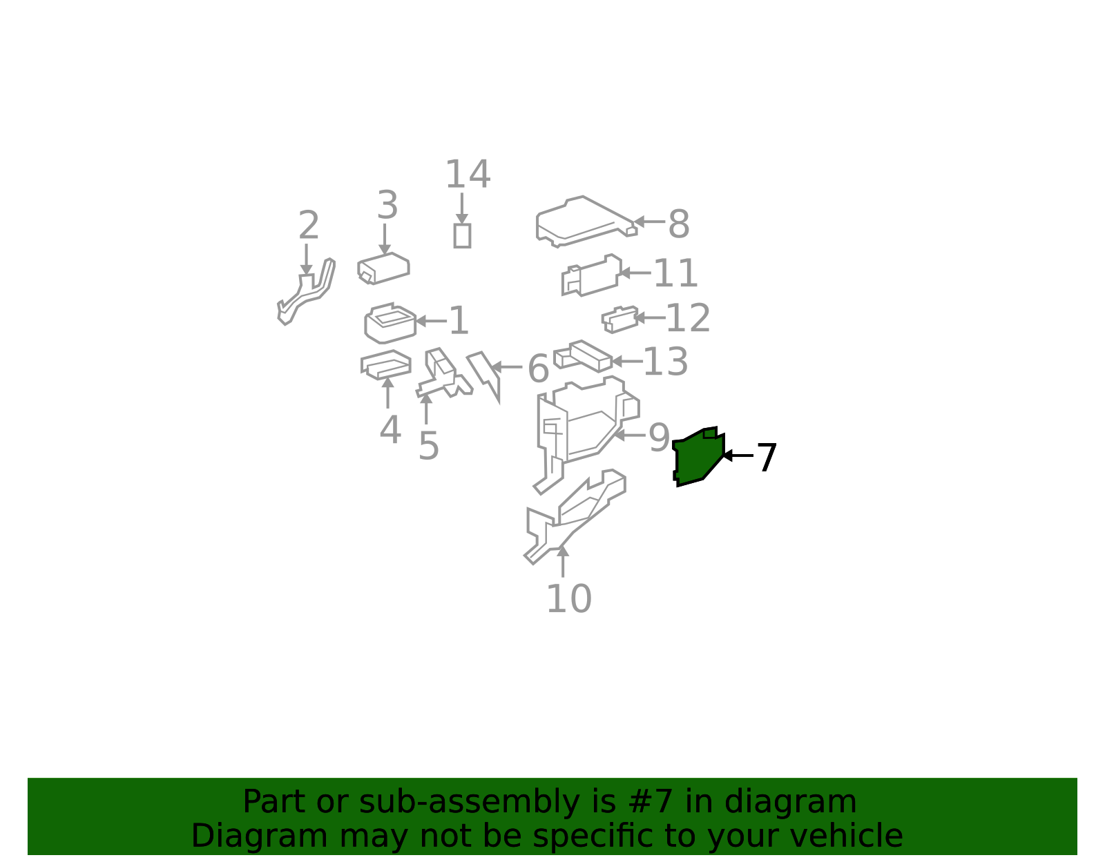Genuine Official Toyota Junction Block part# 82720-48110 for 2011-2013 ...
