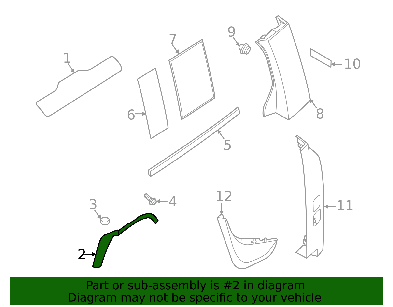 2020-2023 Land Rover | Wheel Opening Molding | LR183065 | Express Land ...