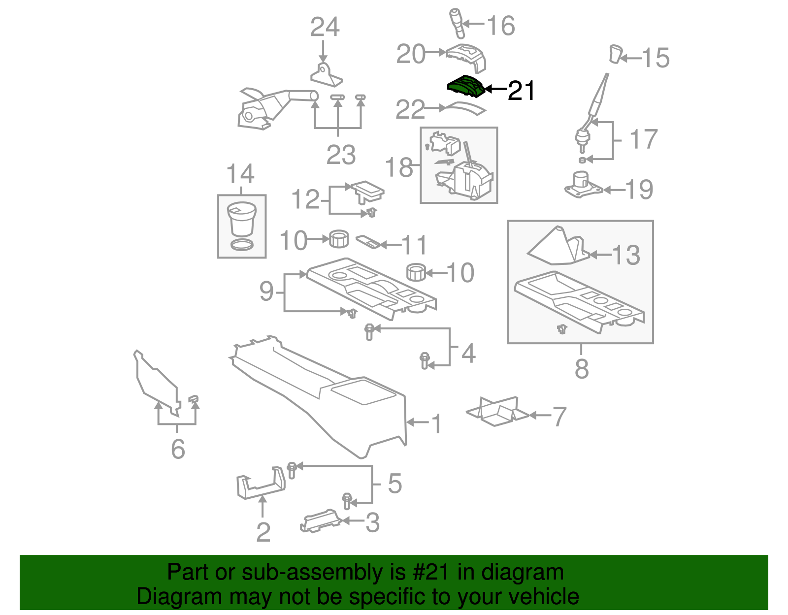2012-2014 Toyota FJ Cruiser Shift Indicator 35974-35171 | Toyota Parts ...