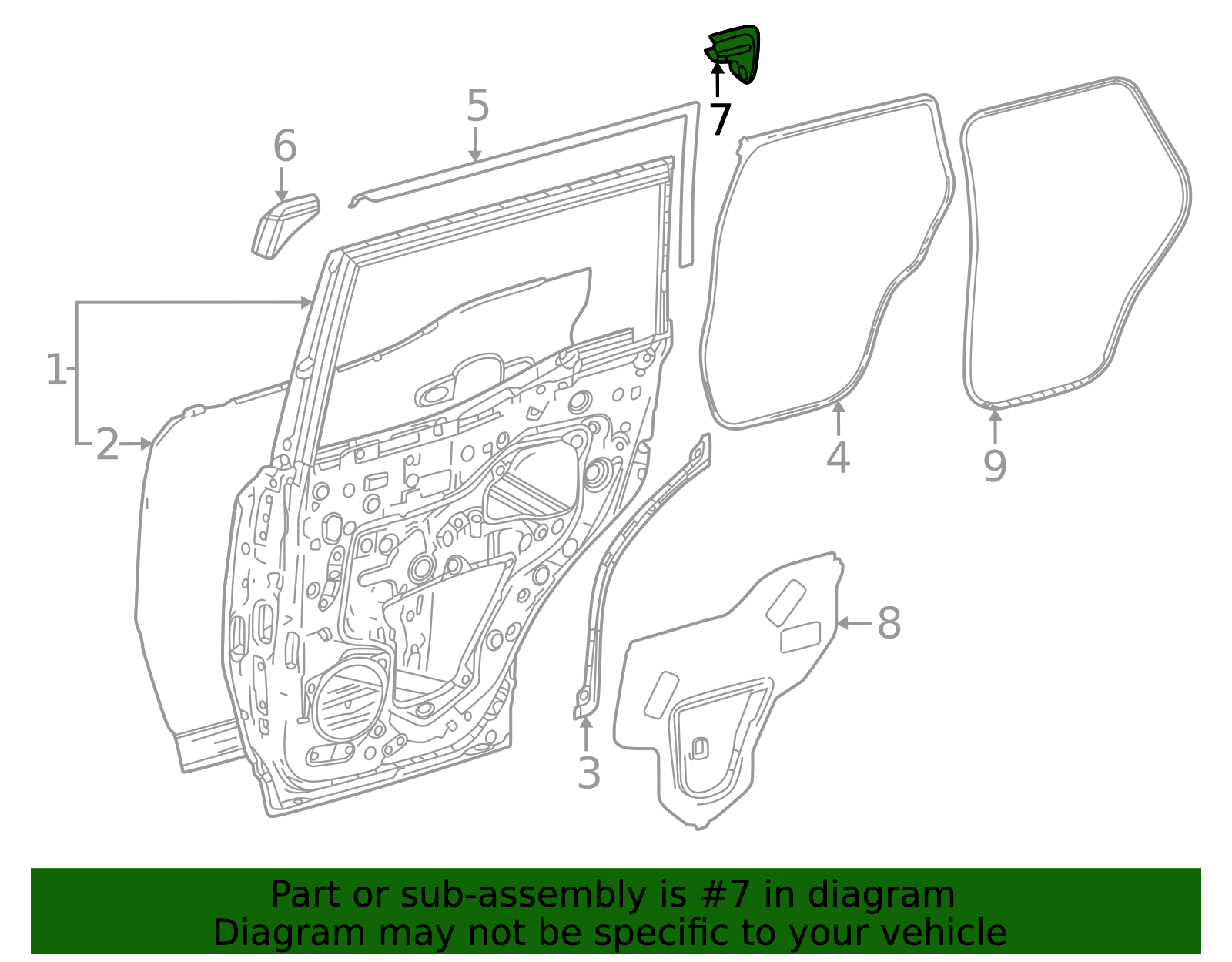 2024-2025 Toyota Land Cruiser Corner Trim 75766-60030 | MotorMotor