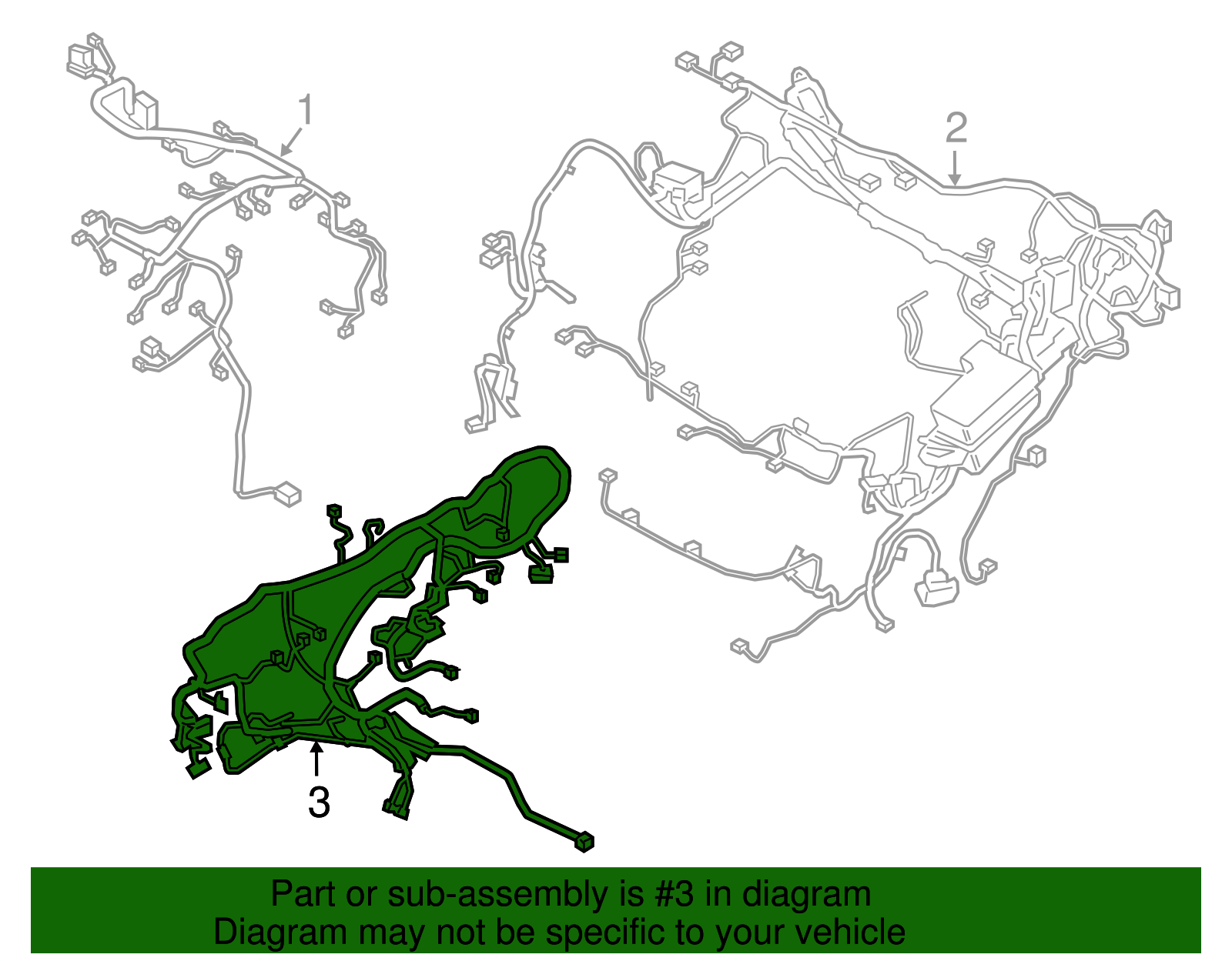 2017-2018 Lincoln Continental | Wire Harness | GD9Z-14401-Y | Walls ...