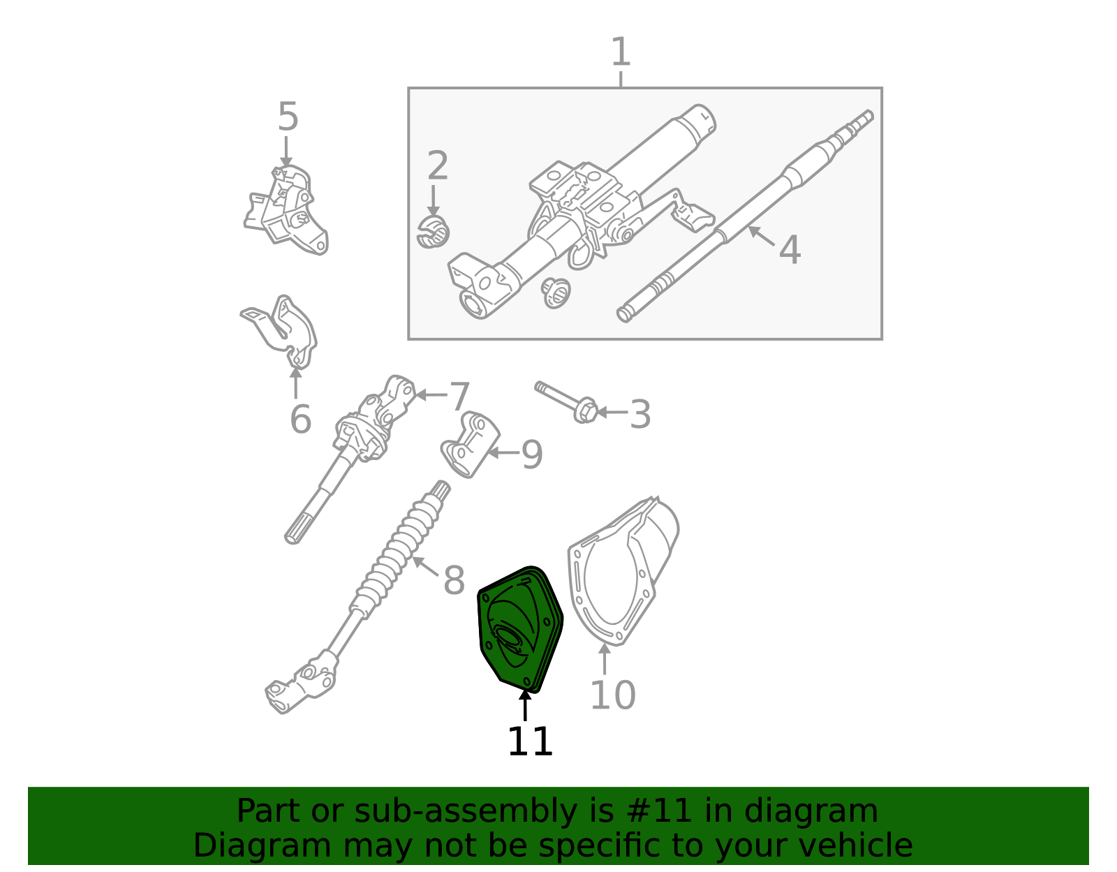 45025-04040 - High-Quality Steering Coupling Boot for 2005-2023 Toyota ...