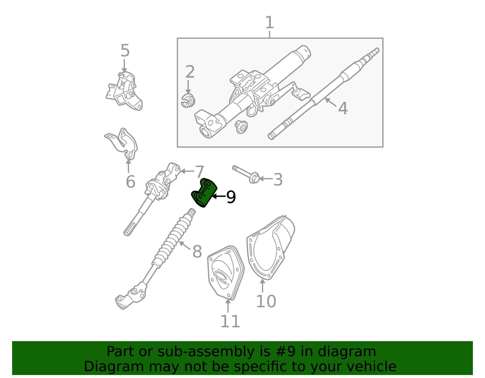 45219-04010 - High-Quality Steering Shaft Universal Joint for 2005-2015 ...
