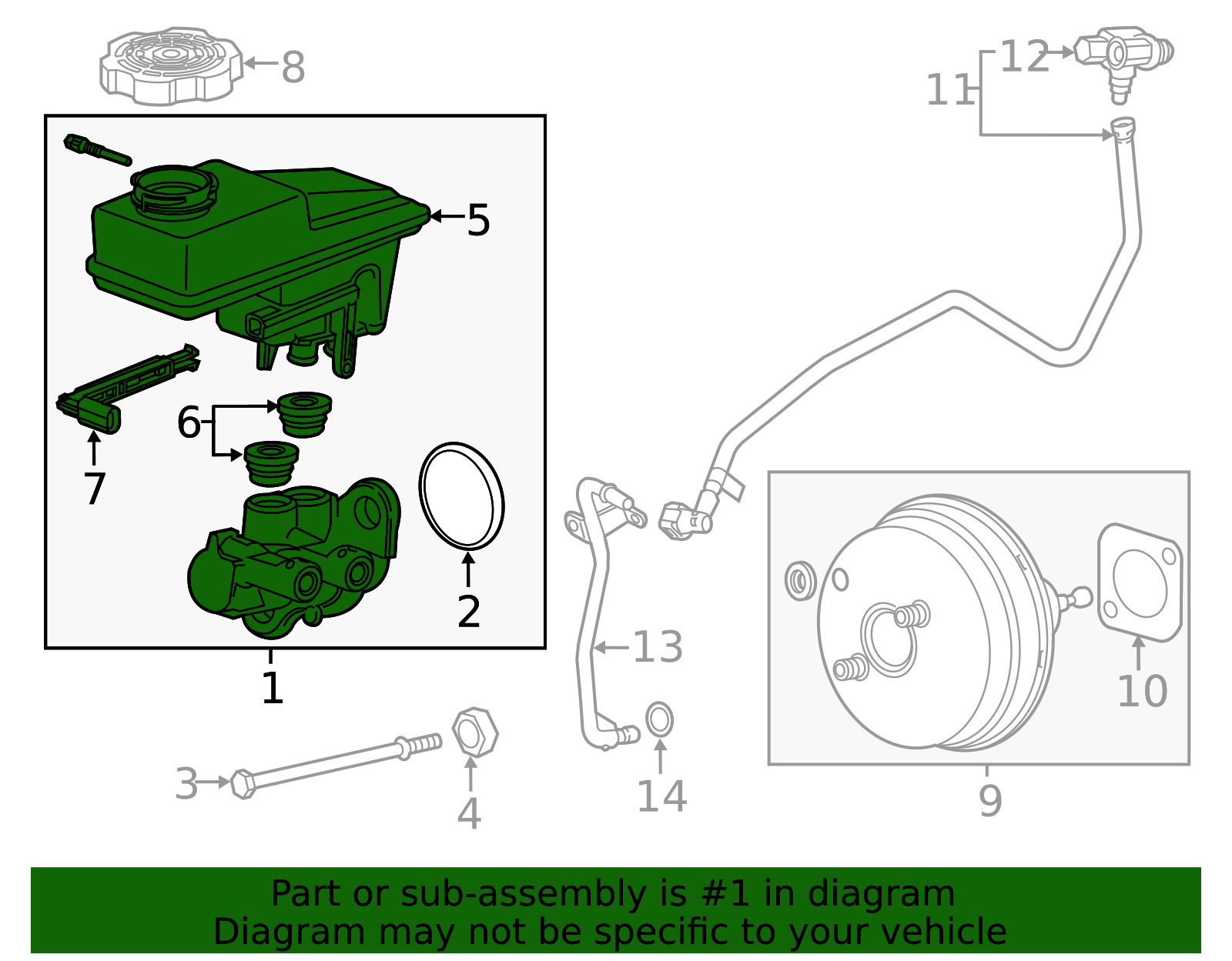 84644599 - Brake Master Cylinder Kit with Seal, Gasket, and Nut 2017 ...